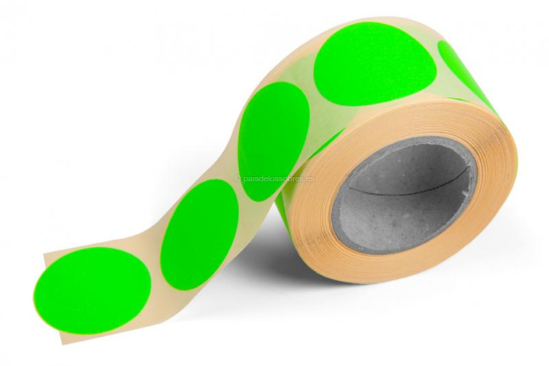 ¿Etiquetas redondas de colores? | Paisdelossobres.es